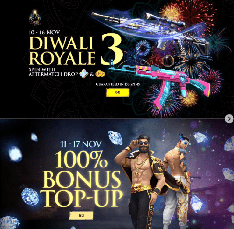 Free Fire Max Diwali Royale 3: Dazzling New Skins, Costumes, and More ...